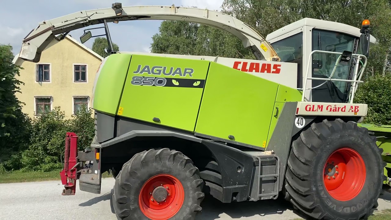 Hack Claas Jaguar 850 Speedstar Självgående med gräs- & majsbord