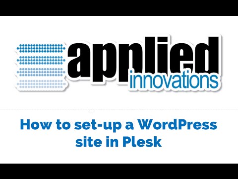 How to Setup a WordPress Site in Plesk