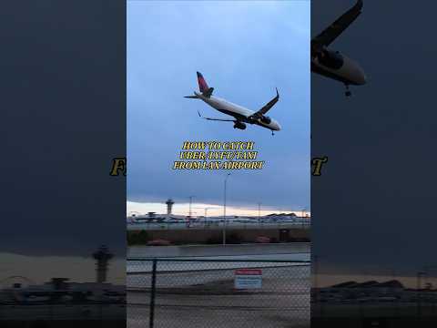 🚖 How to catch an Uber / Lyft / Taxi from LAX Airport ✈️ #shorts #laxairport #losangeles