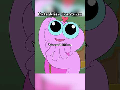 Cute Alien Creatures #shorts