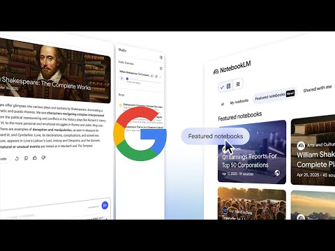 Google NotebookLM Gets NEW Featured Notebooks Collection! (Notebooks on Selected Topics)