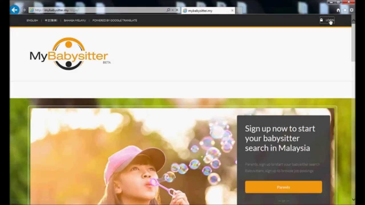 How to create a babysitter profile on MyBabysitter.my