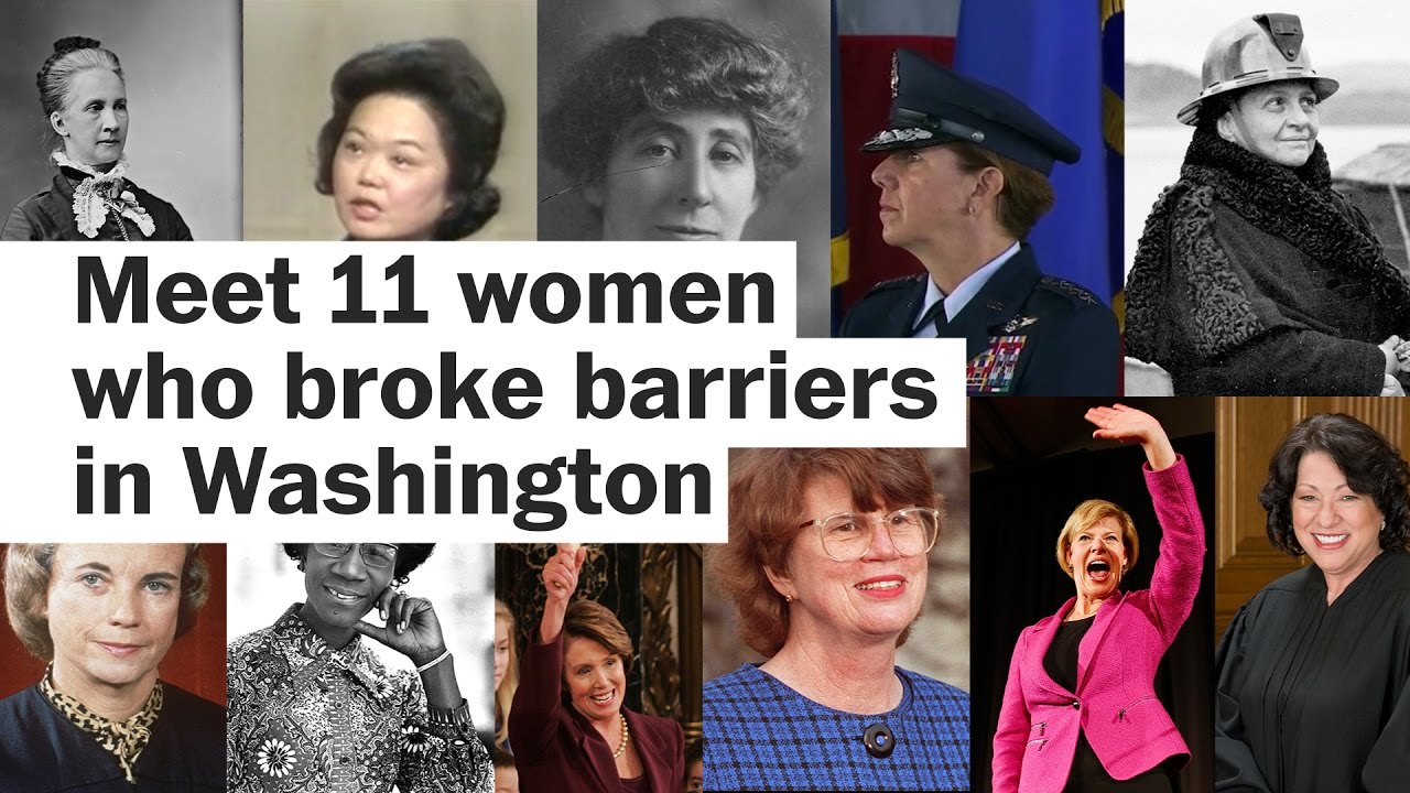 11 women who broke barriers in Washington