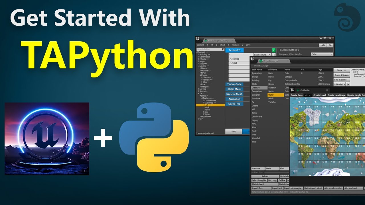 Get Started Using UE5 Python Scripting Plugin TAPython