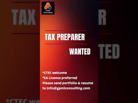 tax preparers needed