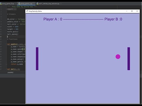 Ping Pong Game written in python