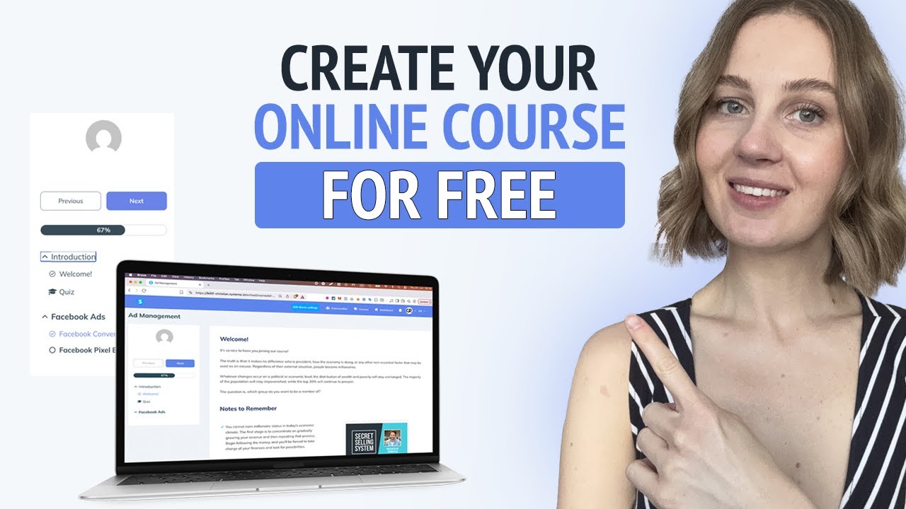 How to Create an Online Course for FREE – Step-by-Step Guide