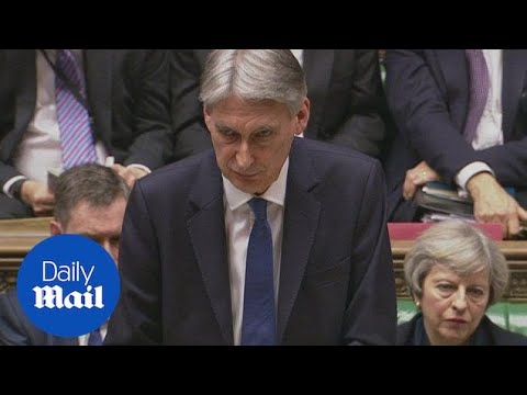 Philip Hammond announces measures to provide business rates relief. - Daily Mail