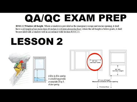 Lesson 2. QA/QC inspector exam preparation course IRC 2018