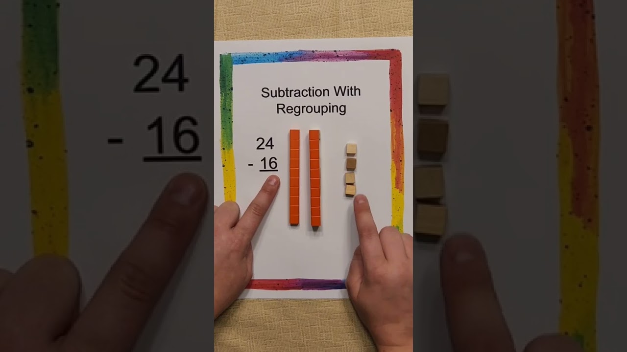 Base 10 Blocks: Subtraction With Regrouping