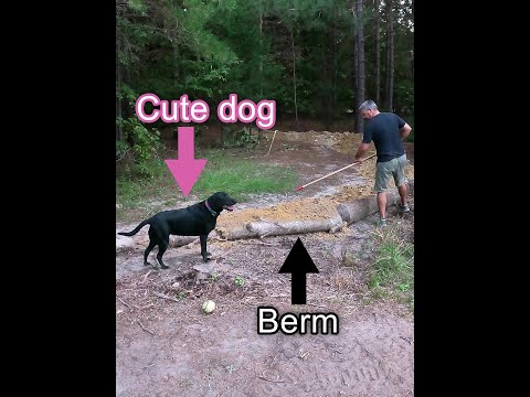 How to build a berm on a mountain bike trail in 15 seconds