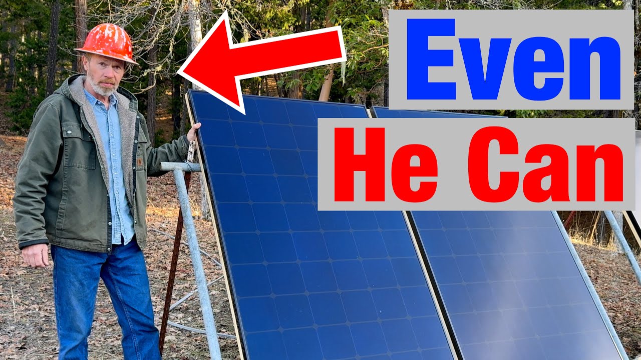 DIY Solar So Simple Even a Logger Can Do It