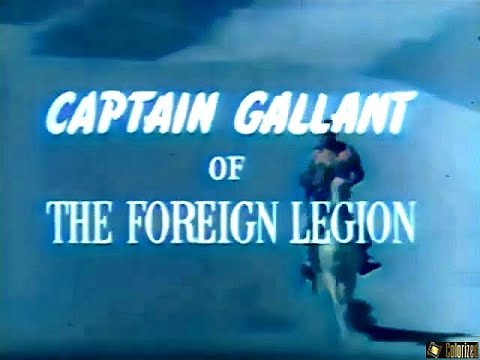 Captain Gallant s1e6 Esprit de Corps, Colorized, Buster Crabbe, Adventure