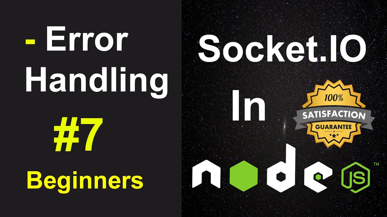 Error Handling in Socket IO in Node JS, Error Handling in Socket in Node - Socket IO in Node JS #7