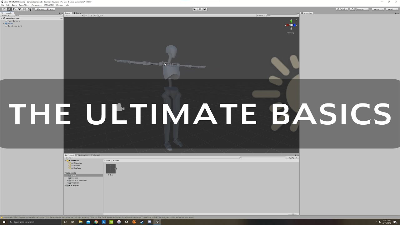 Uploading Your First Avatar to VRChat (SDK2 Basics, Unity Tutorial) [PLEASE READ DESCRIPTION]