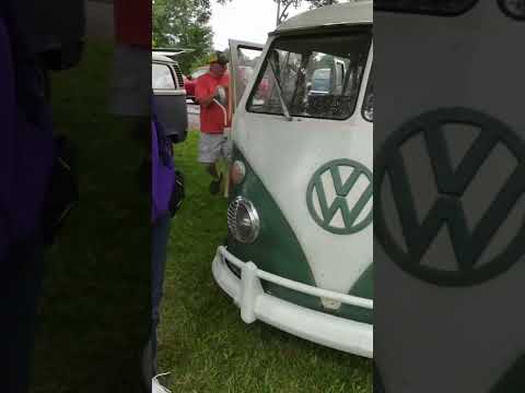 VW Van 1967 survivor documented bought in Germany shipped over at old fort VW show 2022