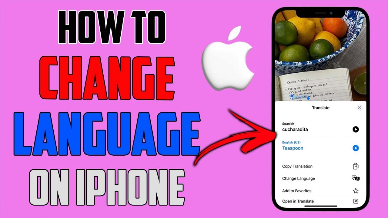 How to Change Language on iPhone 2024