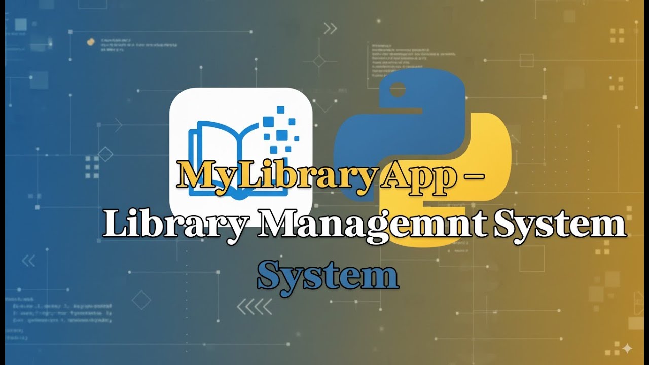 MyLibrary - Personal Library Management System