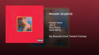 Kanye West - Monster (Feat. Jay-Z, Rick Ross, Nicki Minaj & Bon Iver ...
