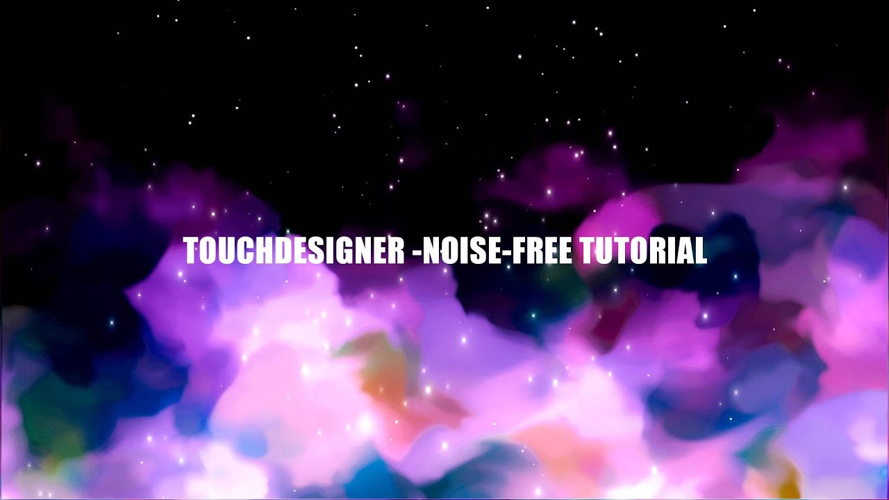Touchdesigner- BEGINNER FREE TUTORIAL -Noise-Feedback-Displace