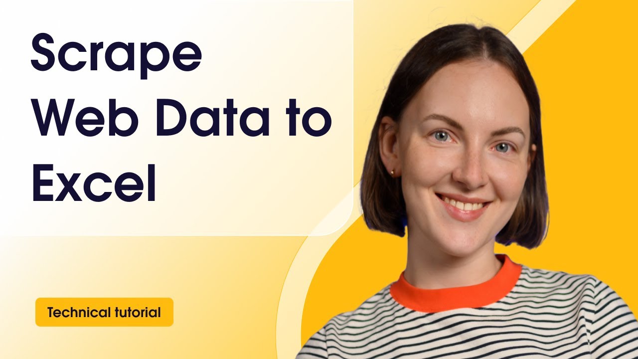 How to Scrape Data from Websites to Excel with Web Query