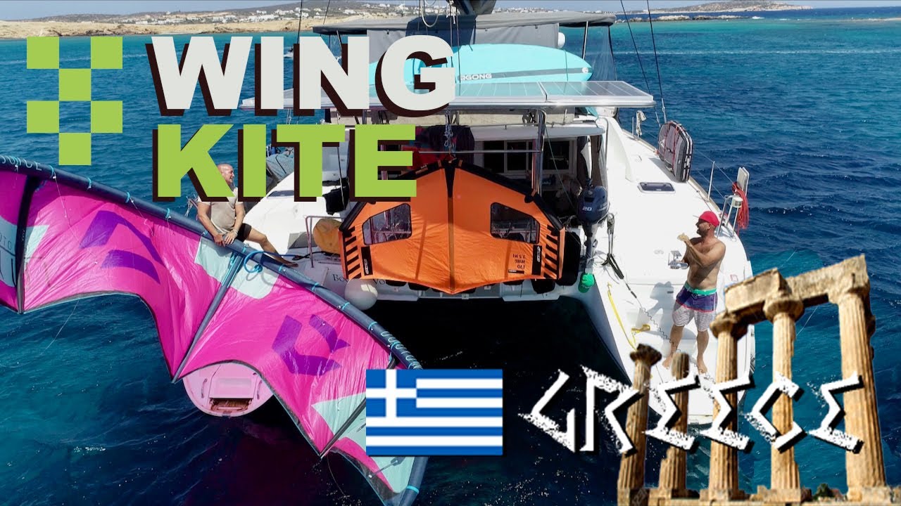 Teaser:- Catamaran Wing Foiling and Kiteboarding Cruise in Greece  - True Experience 2024
