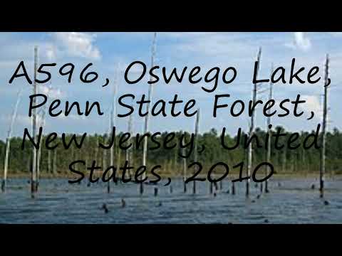 How to pronounce A596, Oswego Lake, Penn State Forest, New Jersey, United States, 2010 in English?