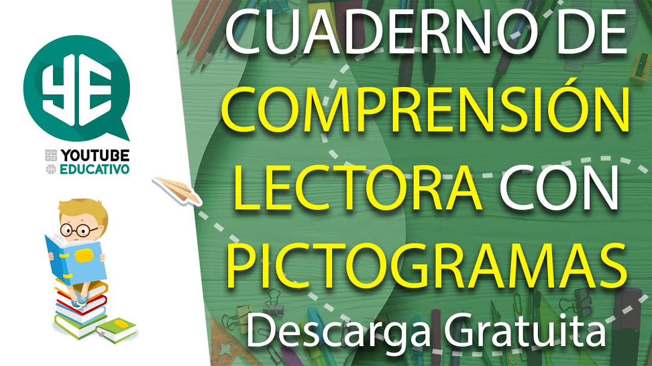 CUADERNO DE COMPRENSIÓN LECTORA con PICTOGRAMAS | Descarga Gratuita