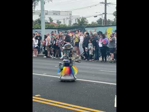 LA Pride Festival- Star Wars Pride R2D2 Robot