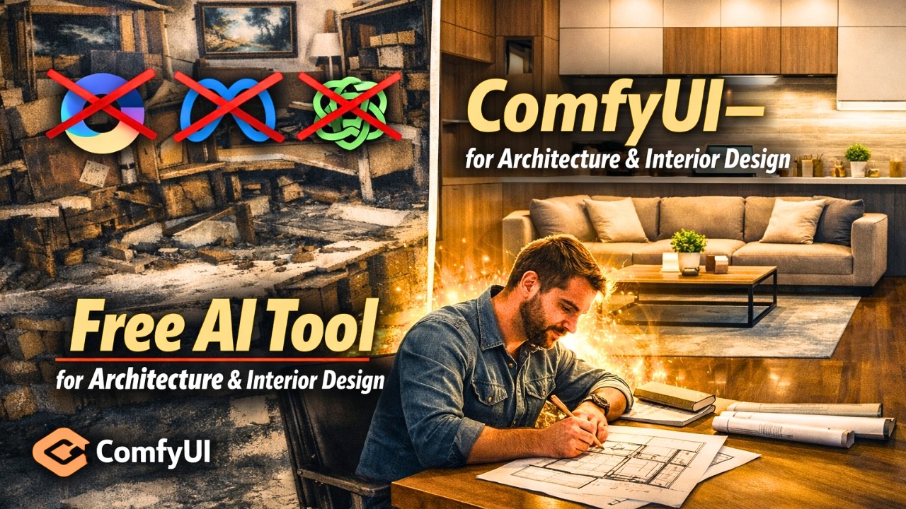 ComfyUI: The Best Free AI Architecture & Interior Design Tool You Should Know!