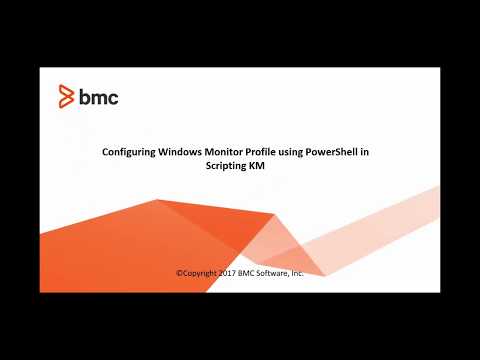 PATROL for Scripting: Configuring Windows Monitor profile using PowerShell in Scripting KM