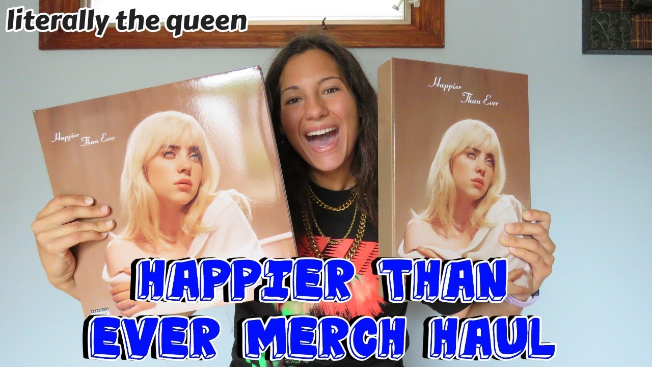 Billie Eilish Merch haul 2021