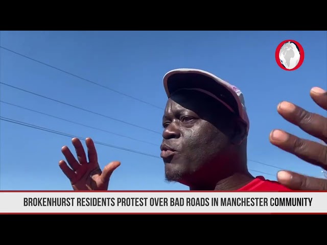 WATCH: Brokenhurst residents protest over bad roads in Manchester ...