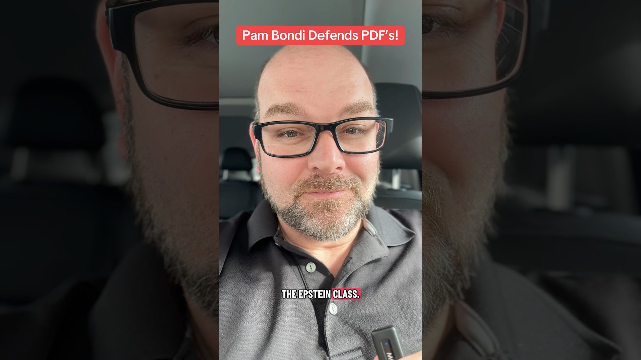 Pam Bondi Defends PDF’s! 2/11 #breakingnews #trump #epstein #pdf #fdt