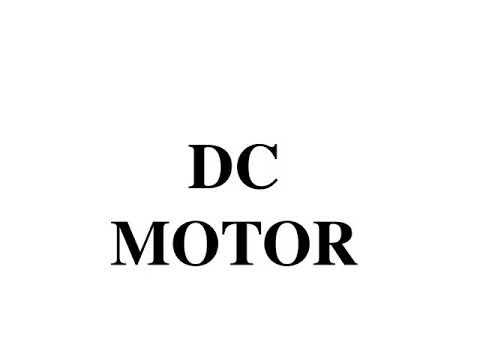 DC motor explained 2 slide show detail ppt