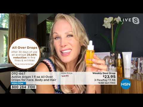 Active Argan 1 fl. oz. All Over Drops for Face, Body H...