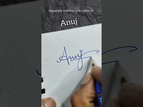 Anuj Name Signature βπ» #anuj #signature #sign #signs #shorts #viralshorts #shortsfeed #shortsvideo