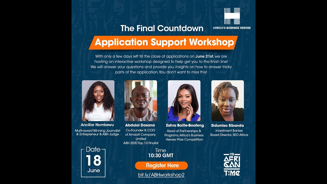 The Final Countdown Application Workshop | #ABH2021