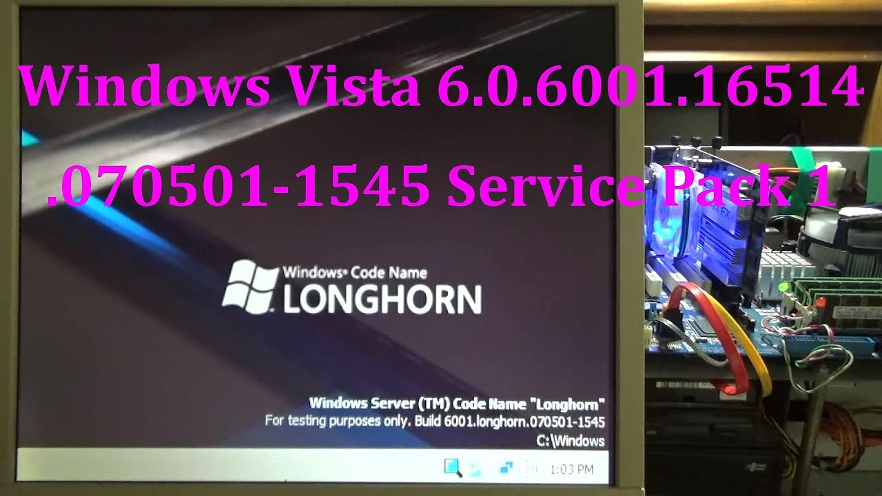 Windows Server 2008 Build 6001.16514 [Test Installation]