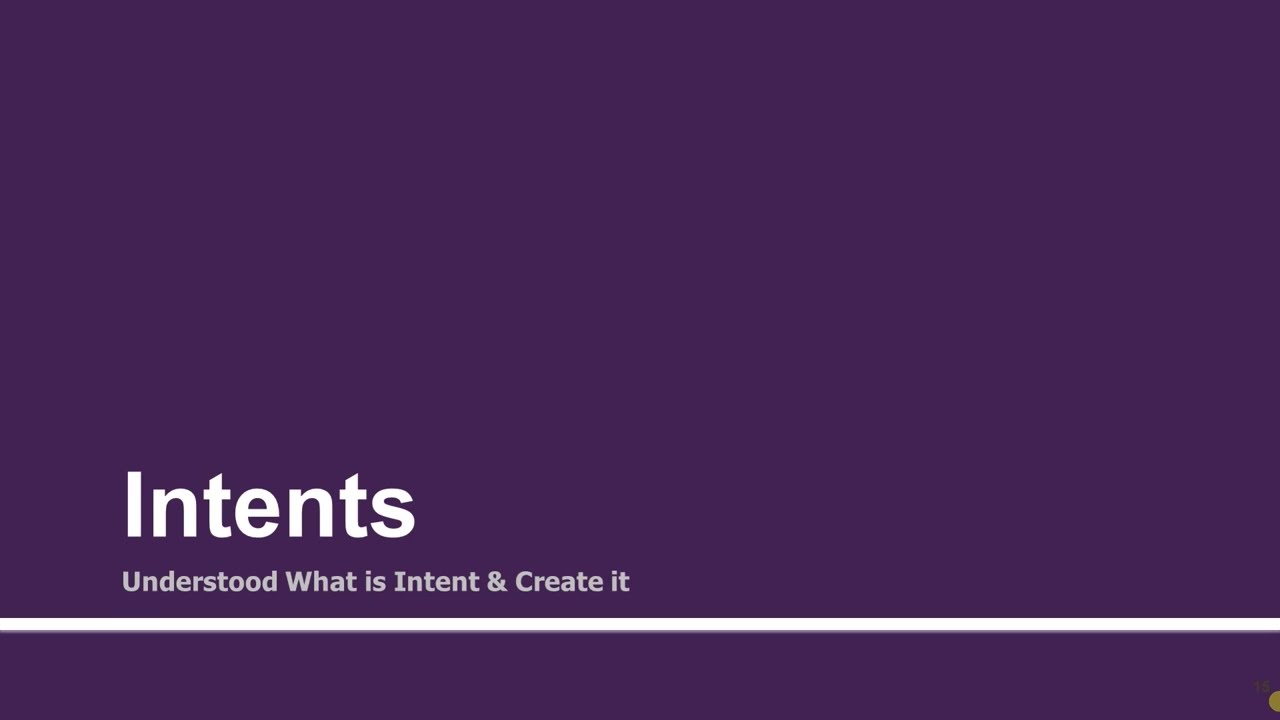 Understood & Create Intent | Part - 4 | Create Chatbots using Dialogflow(API.AI) & deploy on GCloud