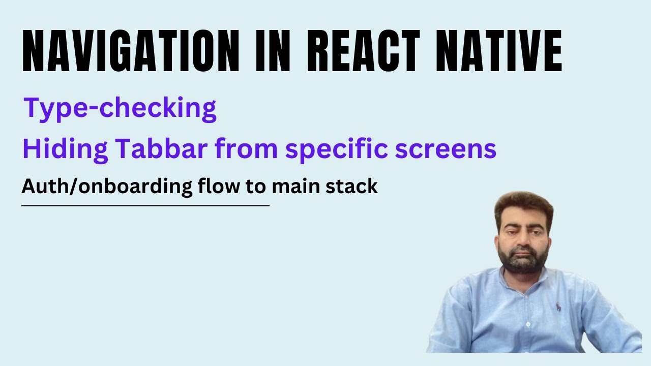React Native Navigation with Typescript