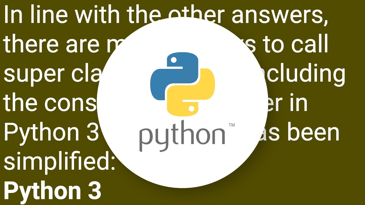How to invoke the super constructor in Python?