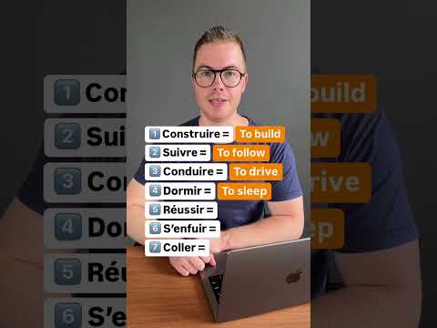 Les verbes à connaître en anglais