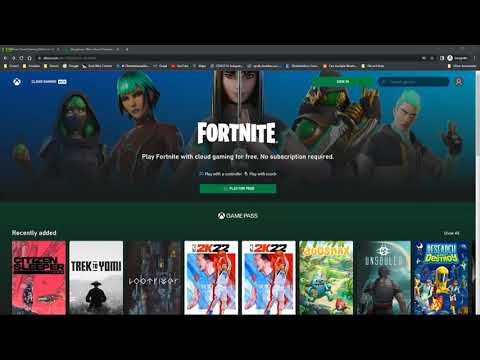 Xbox Cloud Gaming Fortnite