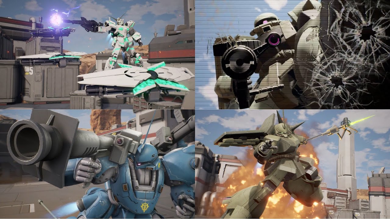 Gundam Evolution - All Deploy/MVP Animations (All Mobile Suits)