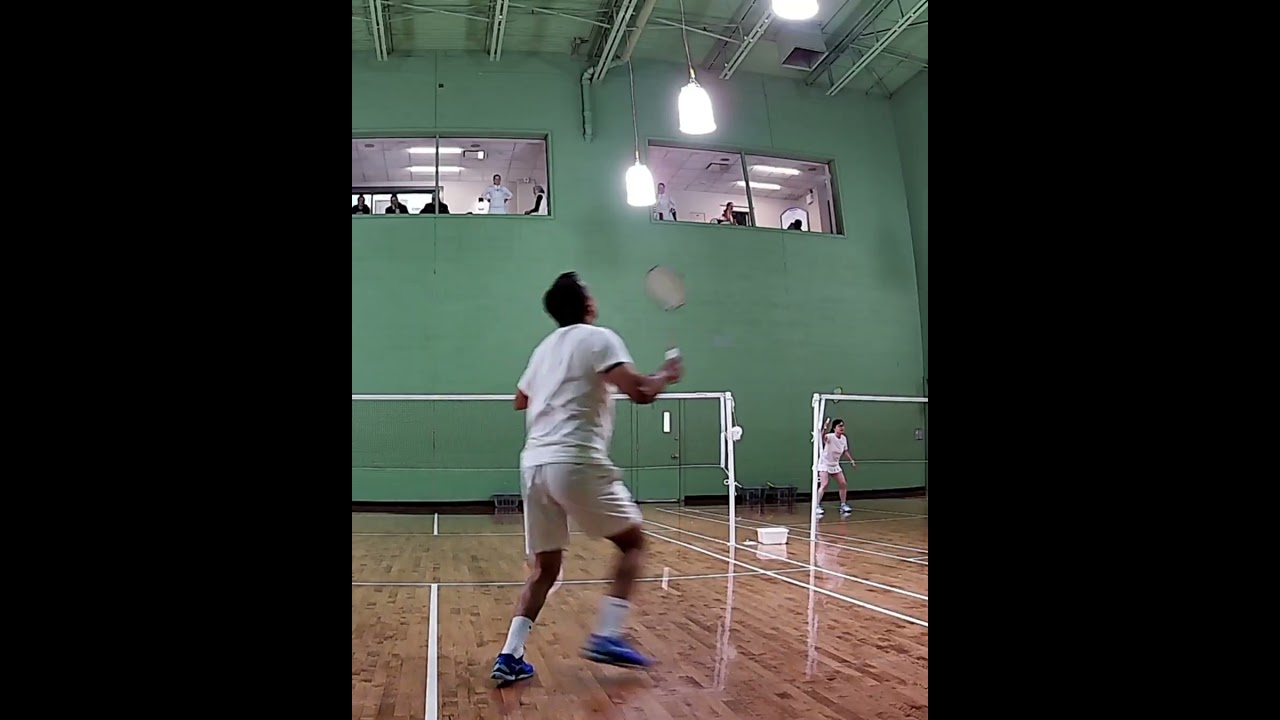 How to hit a clear in badminton - Must be this high and long to avoid deadly smashes #badminton