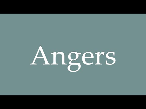 How to Pronounce ''Angers'' Correctly in French