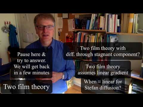 Two Film Theory Video Lecture - Mass Transfer - Chemical Engineering