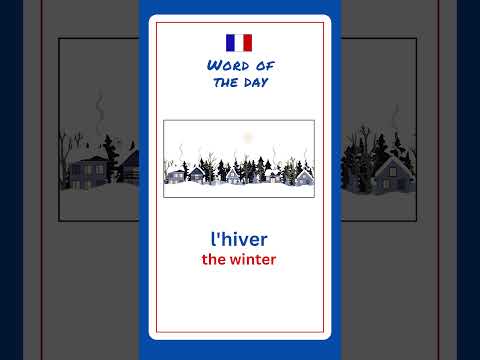 How To Say Winter In French | French For Beginners