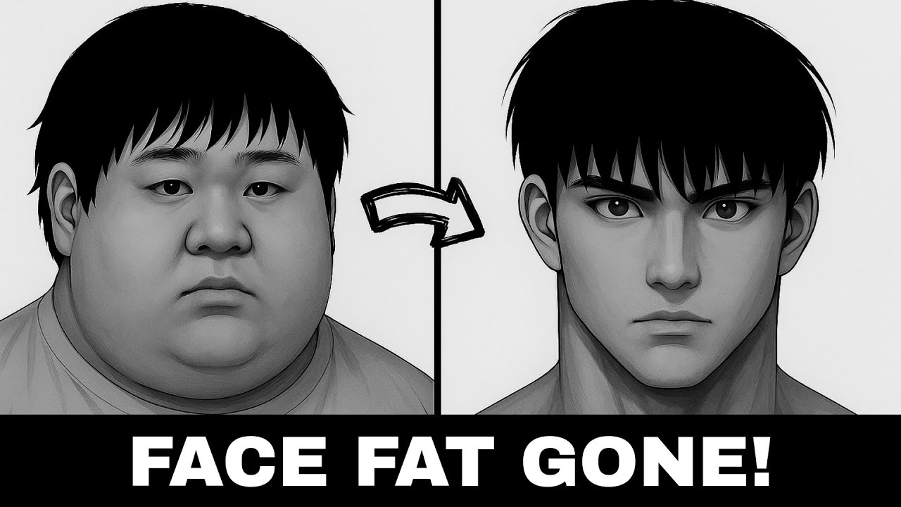 Face Fat Loss Exercises | Slim Face & Sharp Jawline Workout (No Equipment)